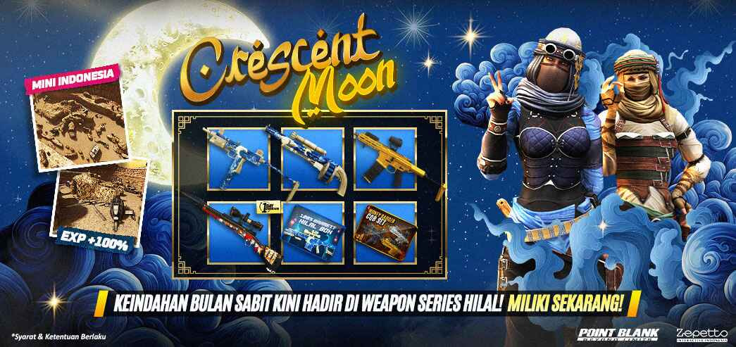 Crescent Moon Point Blank: Senjata Bulan Sabit yang Mematikan! - Topupgim